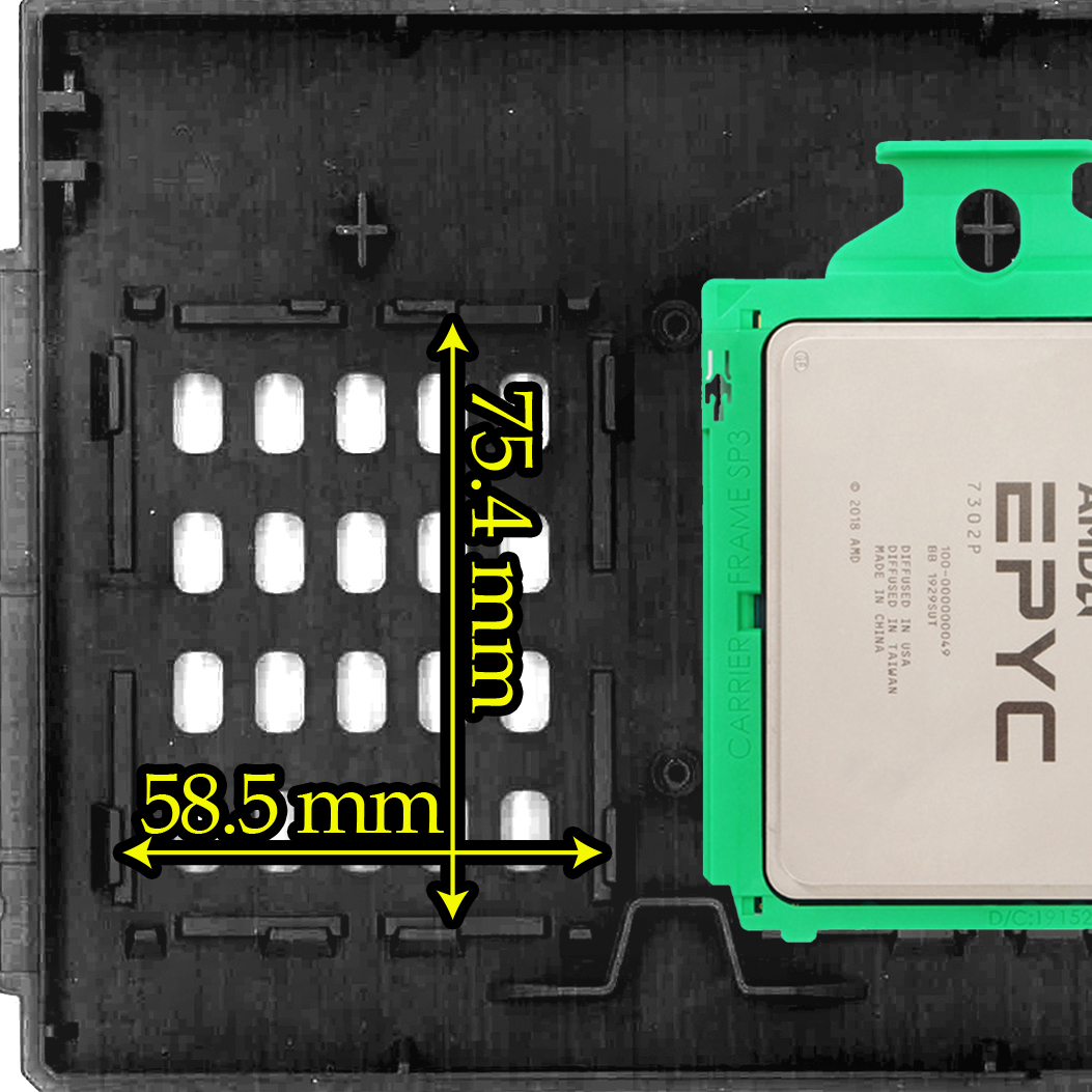 intel amd cpu processor esd tray container packaging antistatic conductive