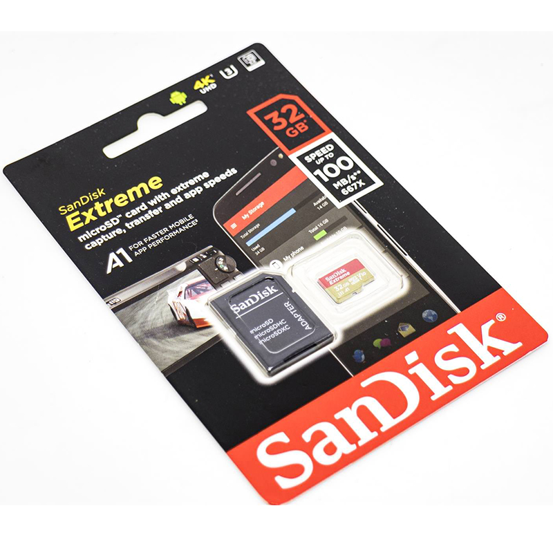 MPK 2080-001 54-53-10265-E sandisk microSD memory card packaging ...