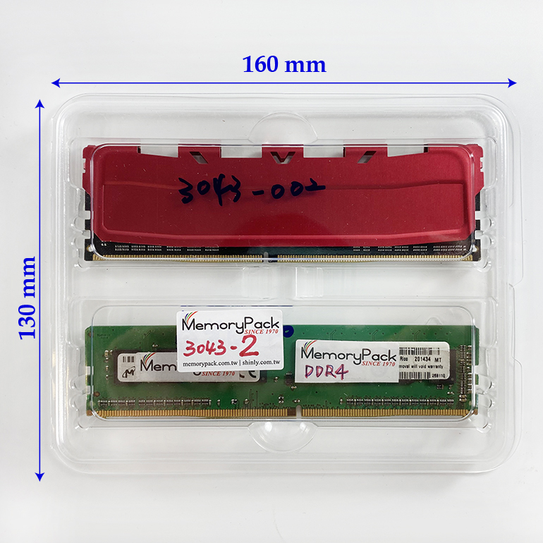 dual channel dram memory module long dimm ddr3 ddr2 ddr1 esd package ...