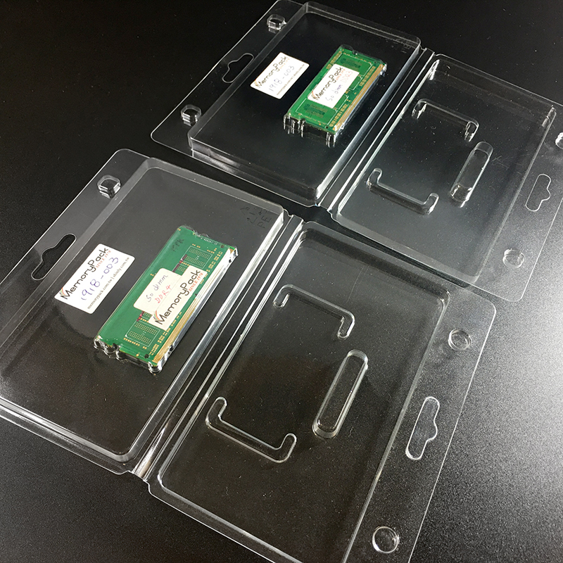 1918-003 sodimm ddr ddr4 memory ram module plastic box clamshell packaging