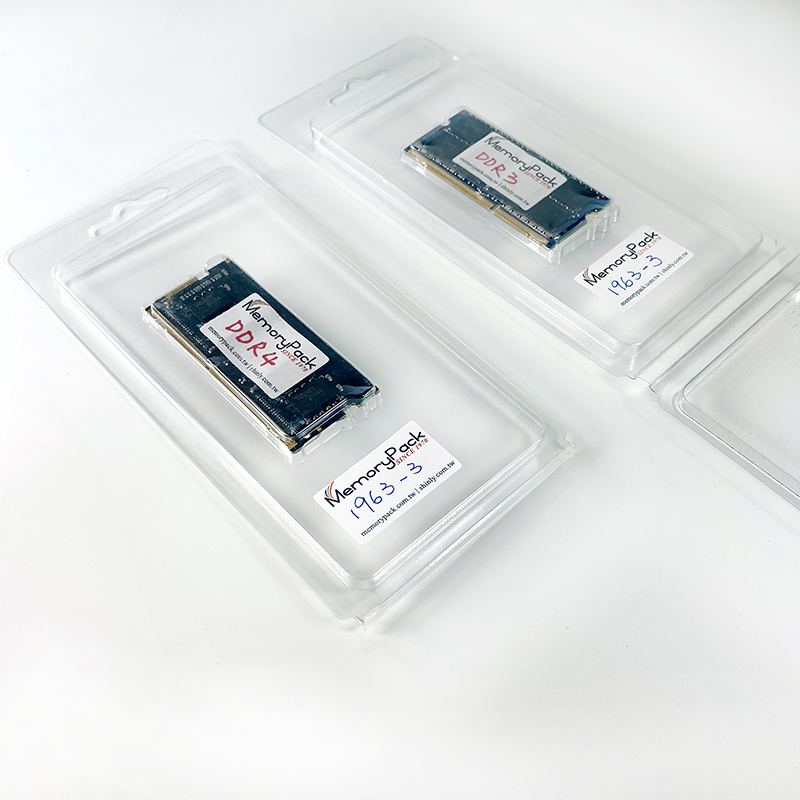 MPK1963-3 memorypack ddr packaging memory ram module plastic box clamshell