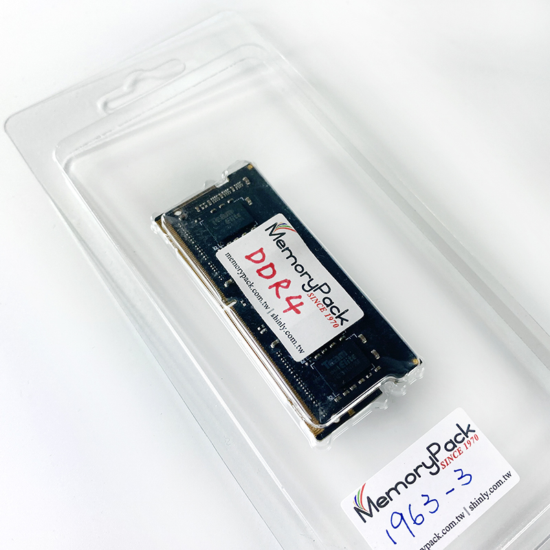 MPK1963-3 memorypack ddr packaging memory ram module plastic box clamshell