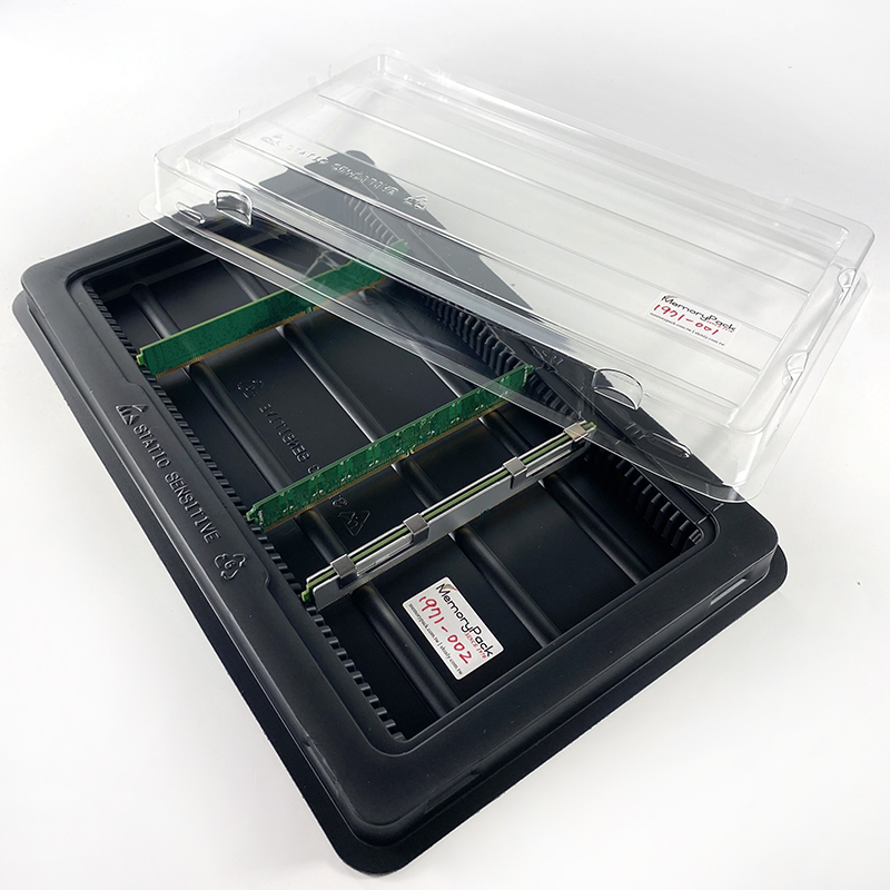 1971 vlp dimm dram memory module ddr esd package blister clamshell tray